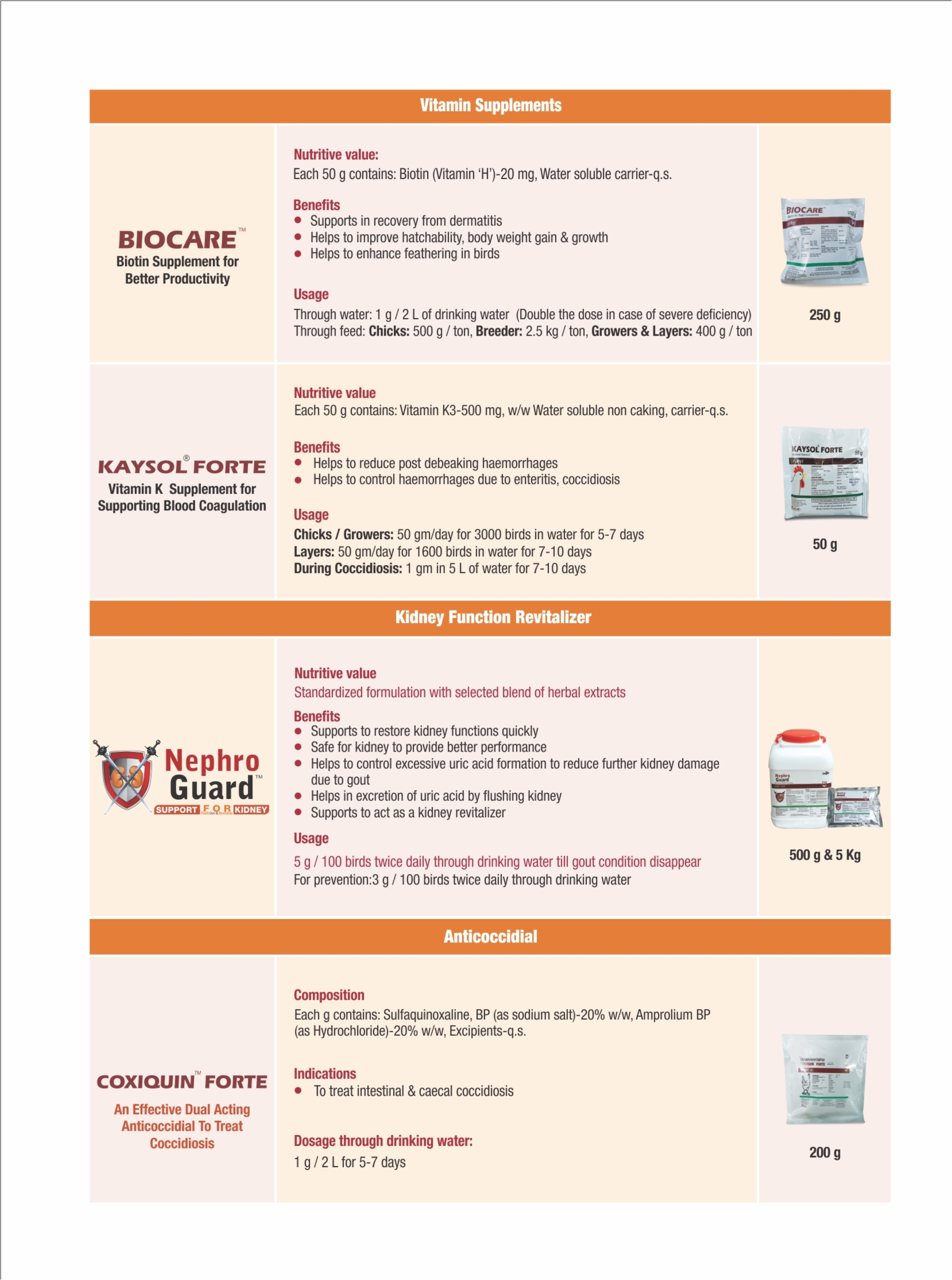 Poultry Animal Health Products | Provimi
